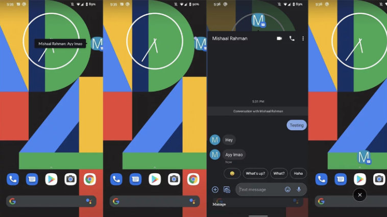 Google’s Messages App Testing Floating Conversation Bubbles In Android ...