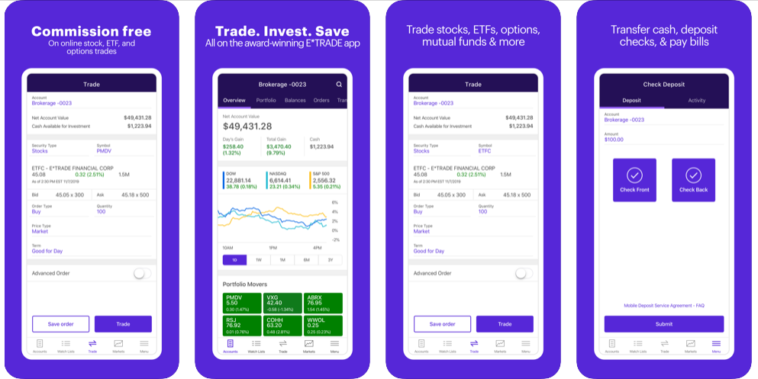 etrade-app-screenshots | Mobile Marketing Reads