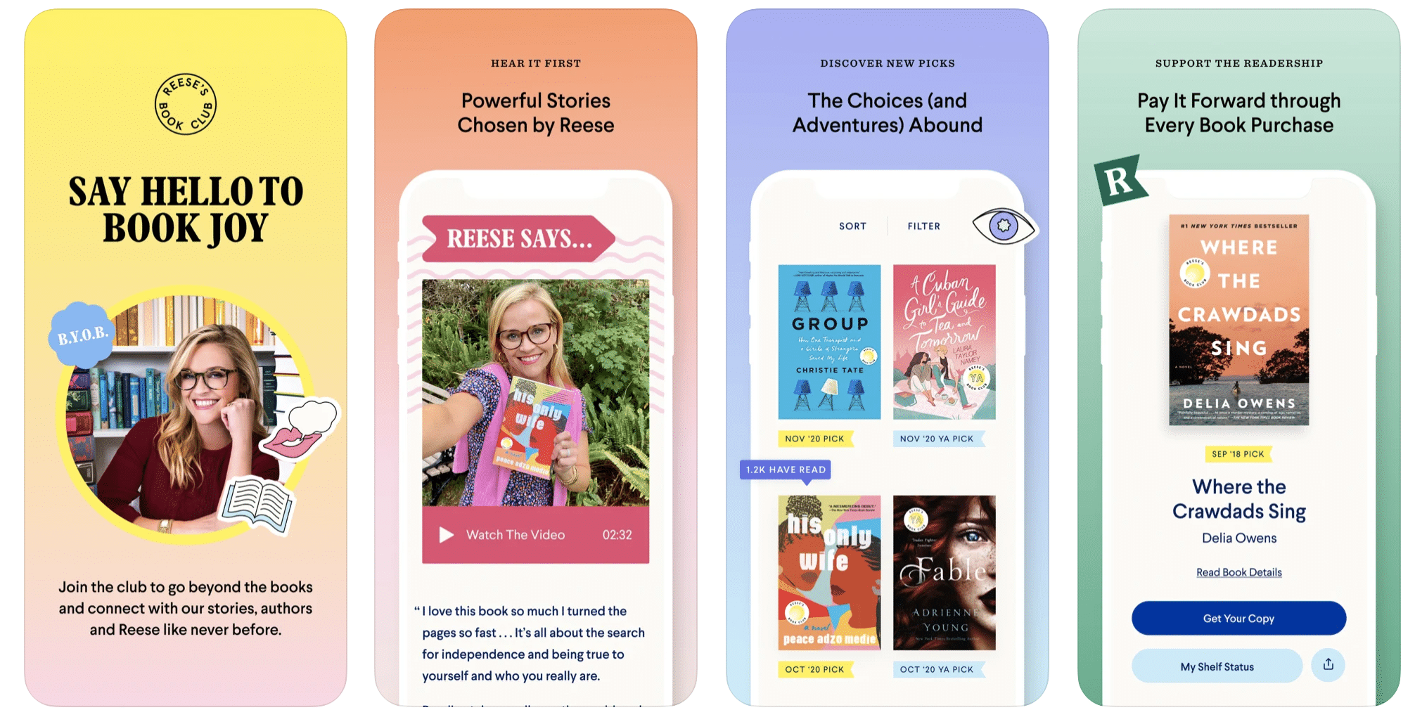 Reese Witherspoon’s popular book club is now an app
