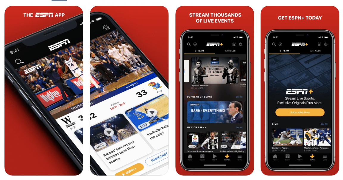 espn-live-sports-streaming-app | Mobile Marketing Reads