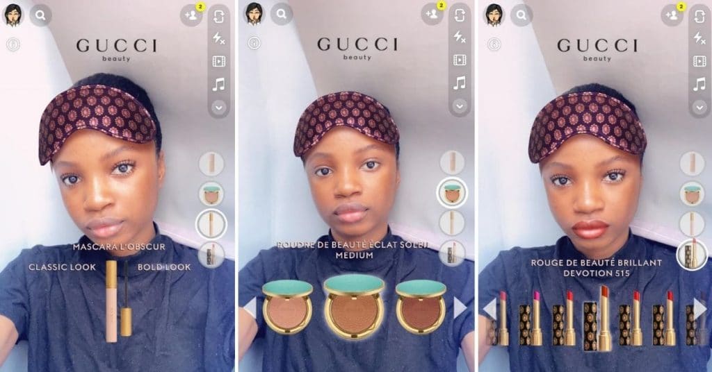 Gucci Beauty launches Snapchat try-on lens for its new lipsticks ...