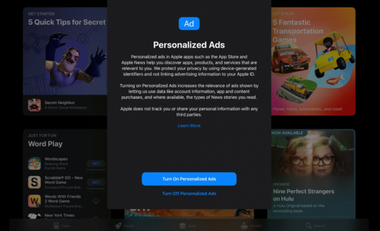 Apple to ask iOS 15 users to enable ‘Personalized Ads’ in its own apps