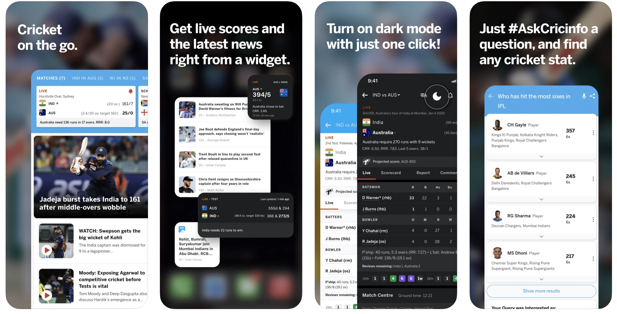 The Best Cricket Score Apps for iPhone and Android