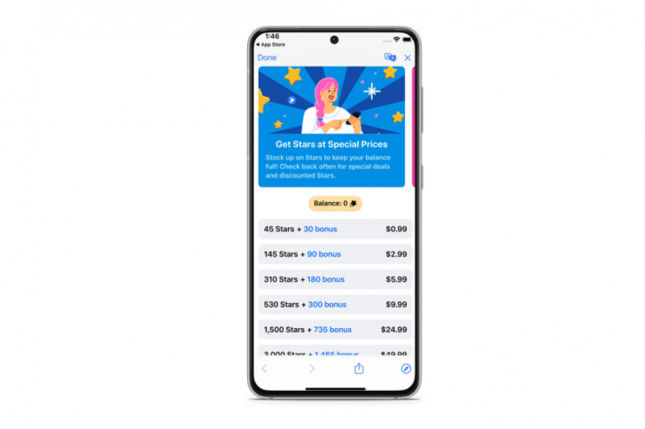 Facebook launches a new website to let fans buy Stars by avoiding app ...