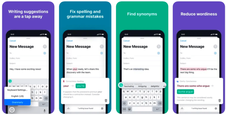 Grammarly-Grammar-Keyboard | Mobile Marketing Reads