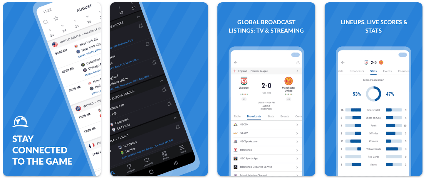 The Best Free Football Streaming Apps | Mobile Marketing Reads