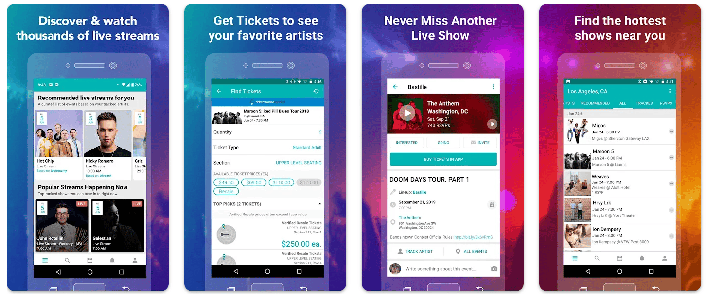 The 6 Best Concert Apps | Mobile Marketing Reads