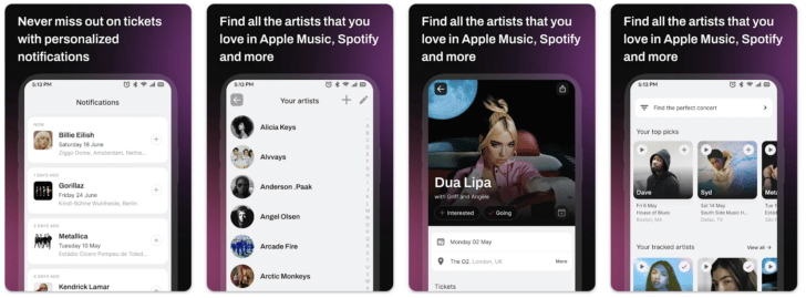 The 6 Best Concert Apps | Mobile Marketing Reads