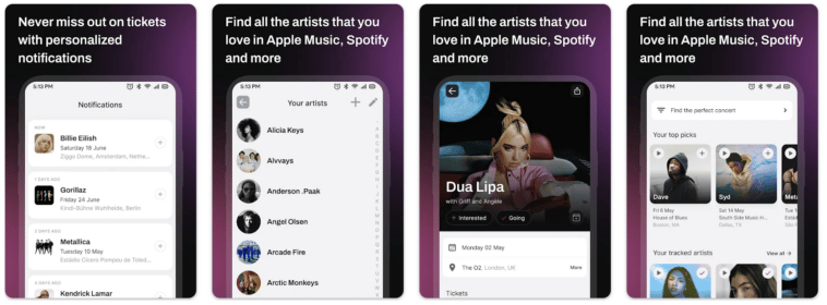 The 6 Best Concert Apps | Mobile Marketing Reads