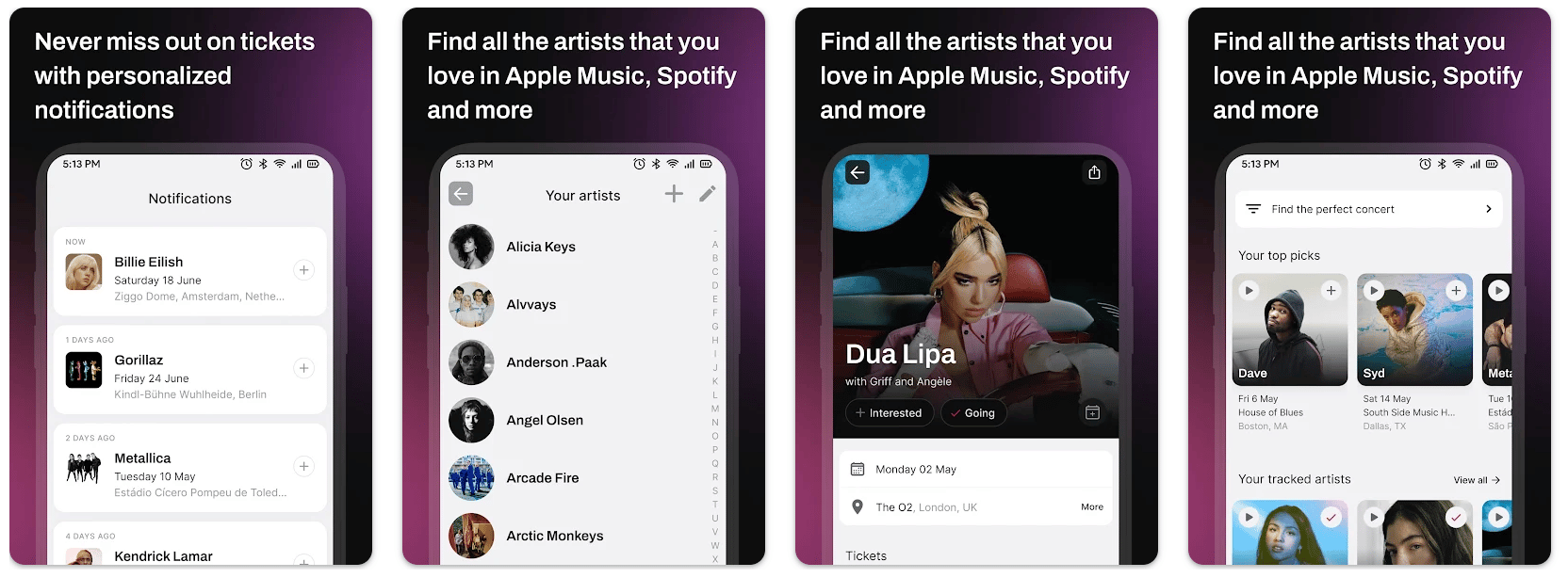 The 6 Best Concert Apps | Mobile Marketing Reads
