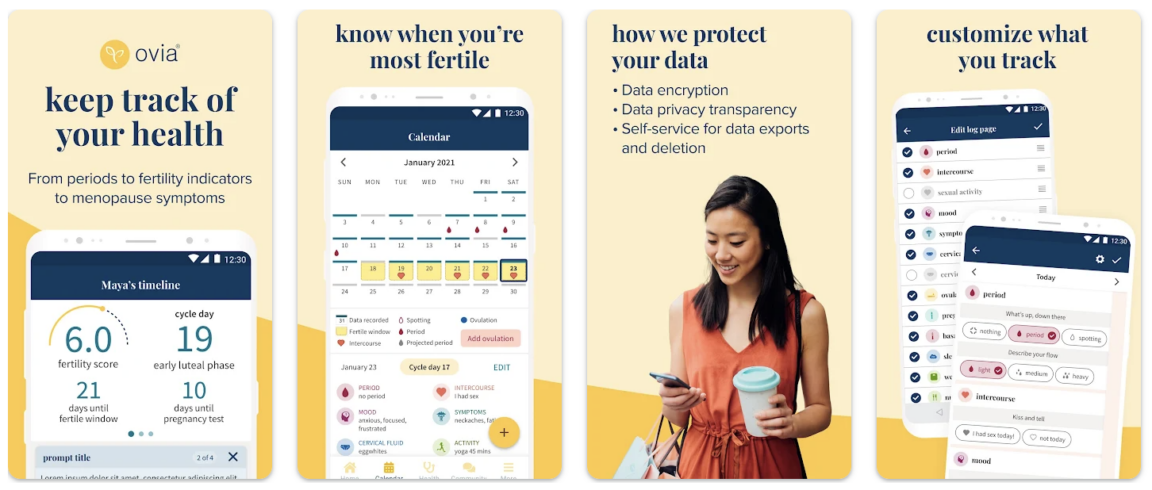 Ovia-Fertility-Cycle-Health | Mobile Marketing Reads