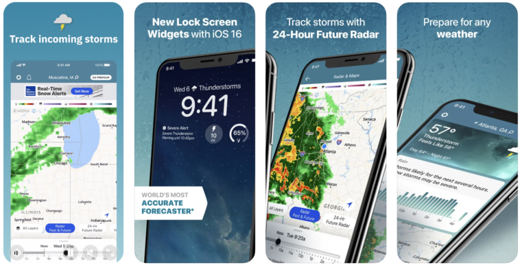 The 7 Best Free Weather Apps for iPhone | Mobile Marketing Reads