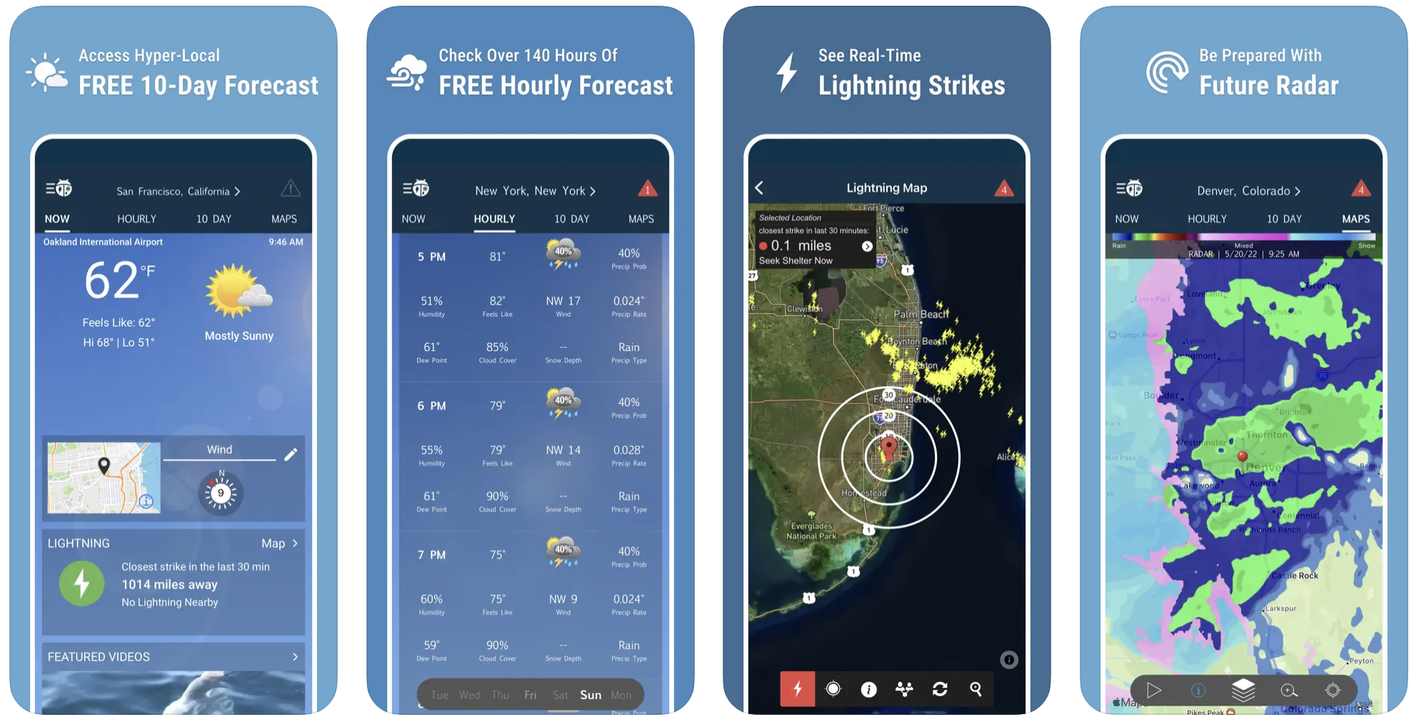 The 7 Best Free Weather Apps for iPhone | Mobile Marketing Reads