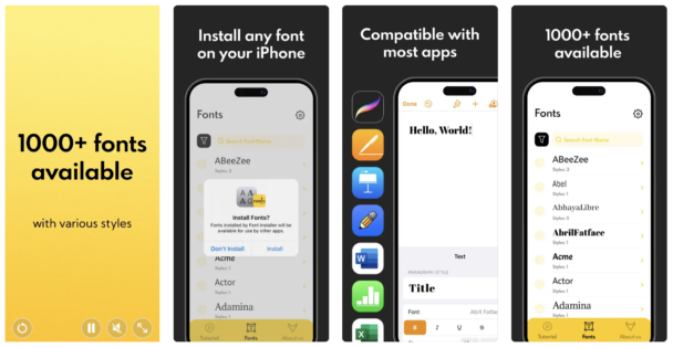 The Best Free Font Apps for iPhone | Mobile Marketing Reads