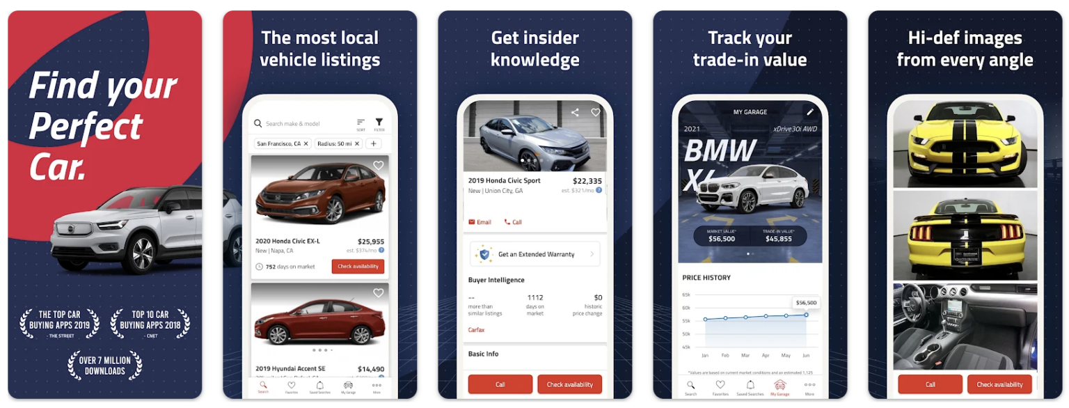The 6 Best Apps to Buy Used Cars | Mobile Marketing Reads