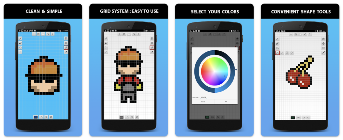Pixel Art Builder – Pixel Art Village – XHJRUO