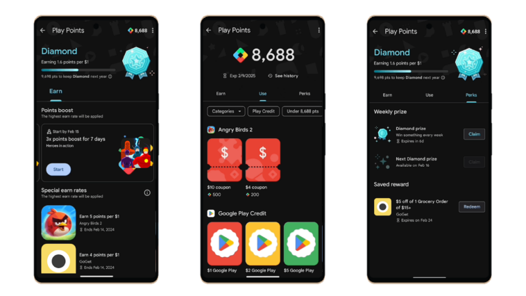 Google rolls out new ways to engage with mobile games on Play Store